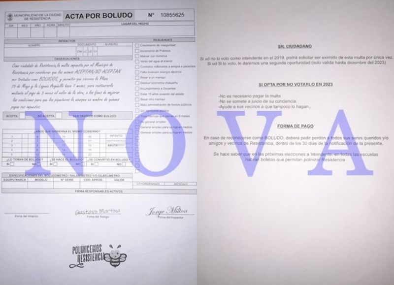 "Acta por boludo", la campaña política que despertó a vecinos de ...