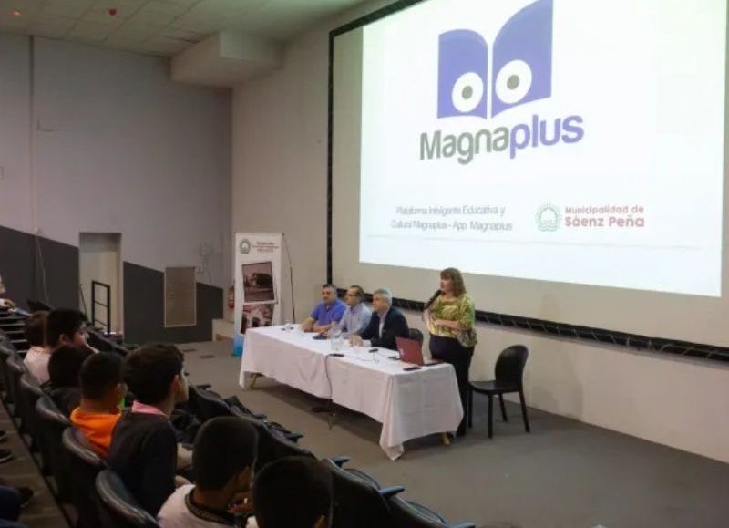 Sáenz Peña: presentaron la Plataforma Educativa MagnaPlus