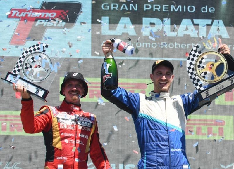 Renzo Cerretti logró un podio en la Clase 3 del Turismo Pista en La Plata